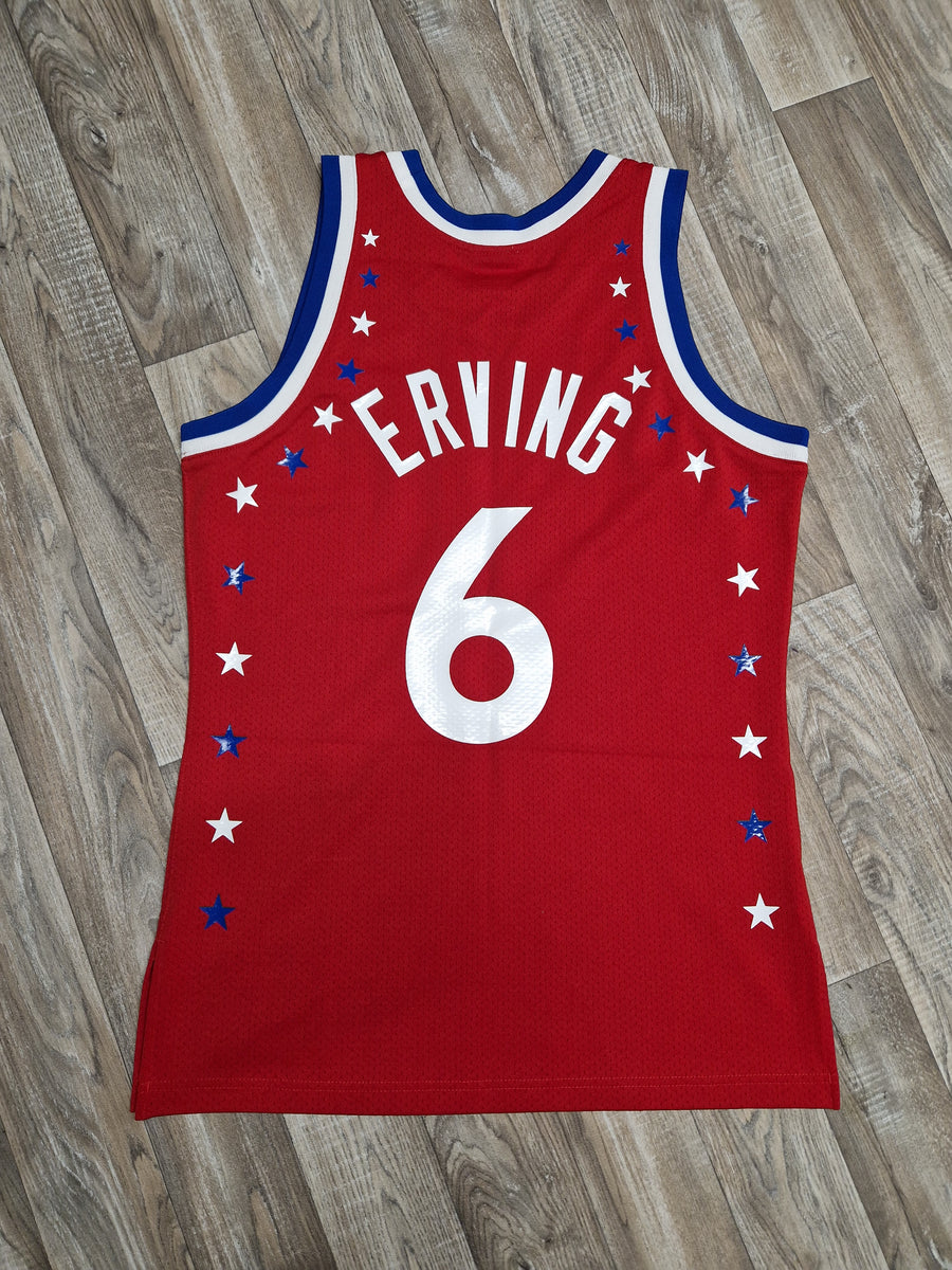 🏀 Julius Dr J Erving Authentic NBA All Star 1983 Jersey Size Medium ...