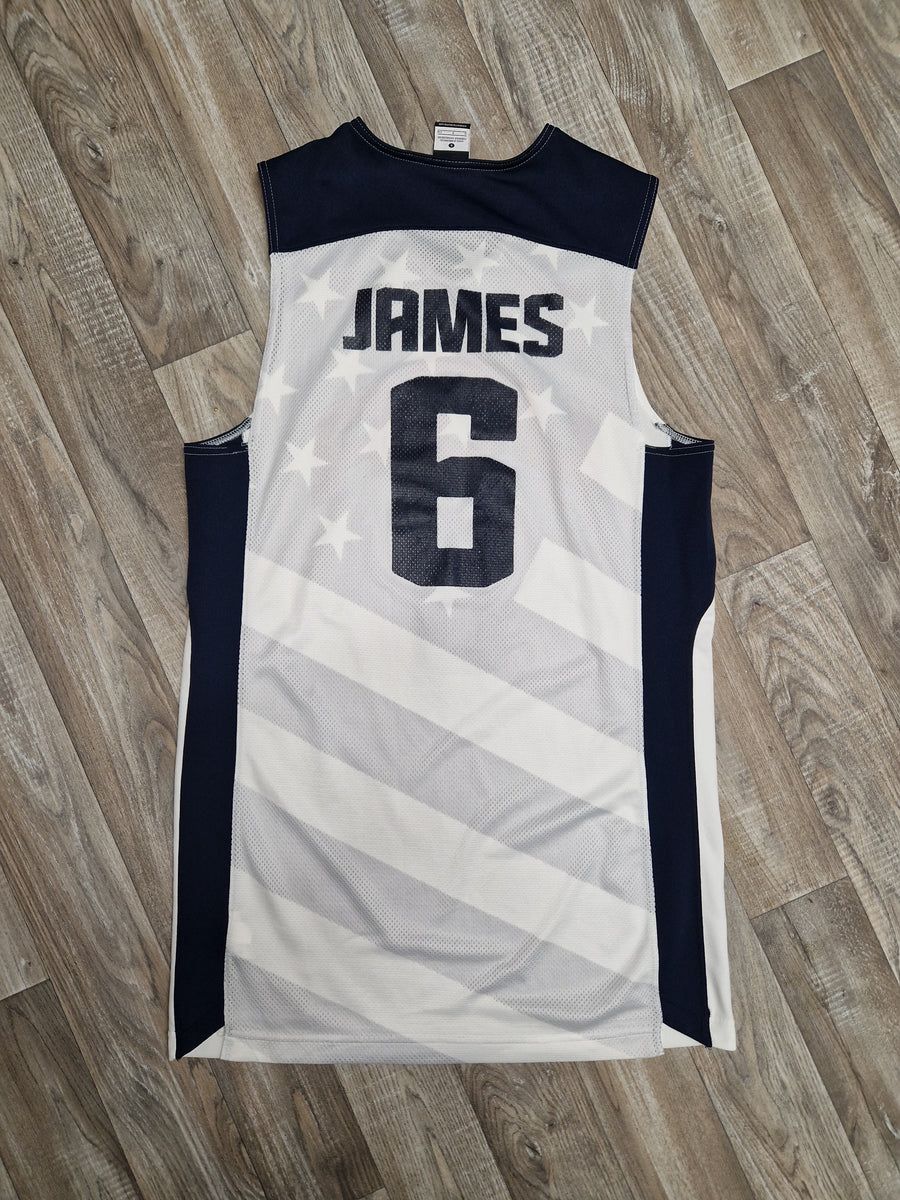 🏀 LeBron James Team USA Jersey Size Small – The Throwback Store 🏀